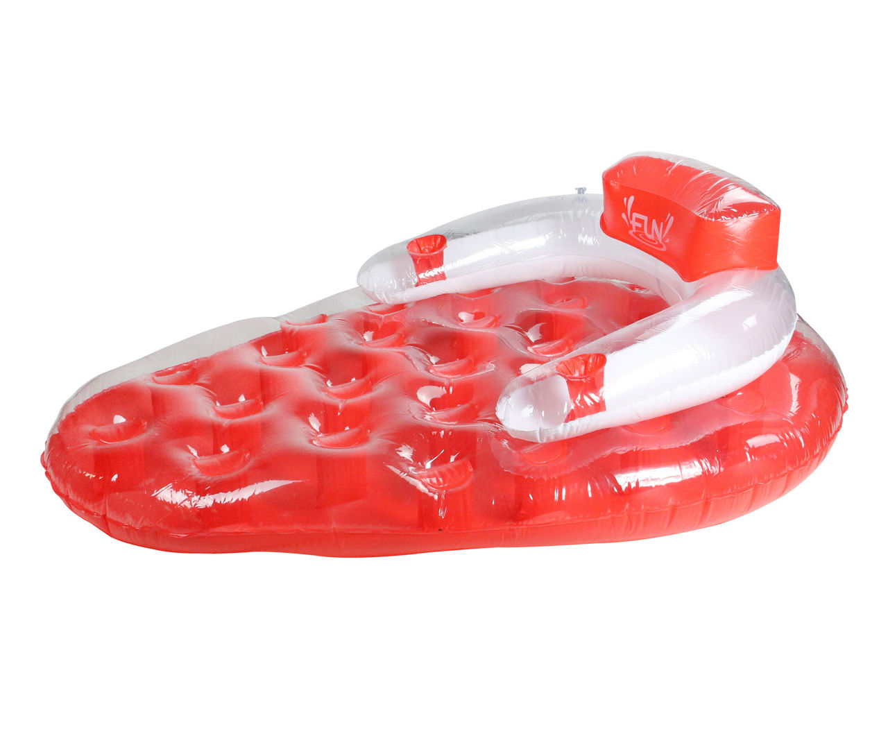 Northlight 65" Strawberry Inflatable Lounge Pool Float | Big Lots