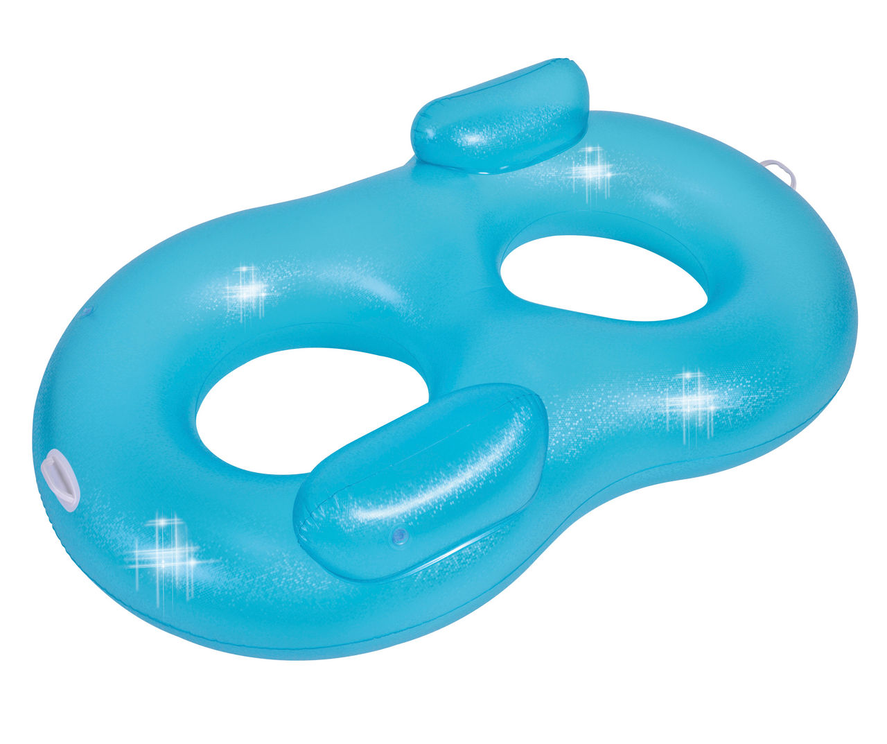 Northlight 74" Blue Mosaic Inflatable Duo Lounge Pool Float | Big Lots