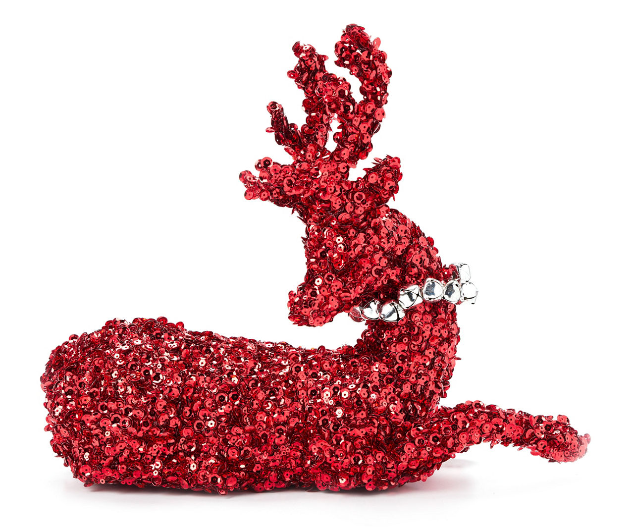 Red Sequin Sitting Deer Tabletop Decor | Big Lots