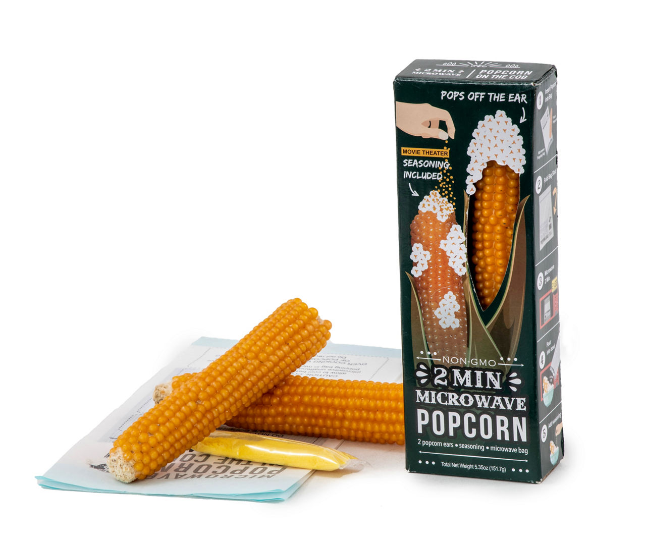 Wabash Valley Farms 2-Min. Microwave Popcorn Cobs, 2-Pack | Big Lots