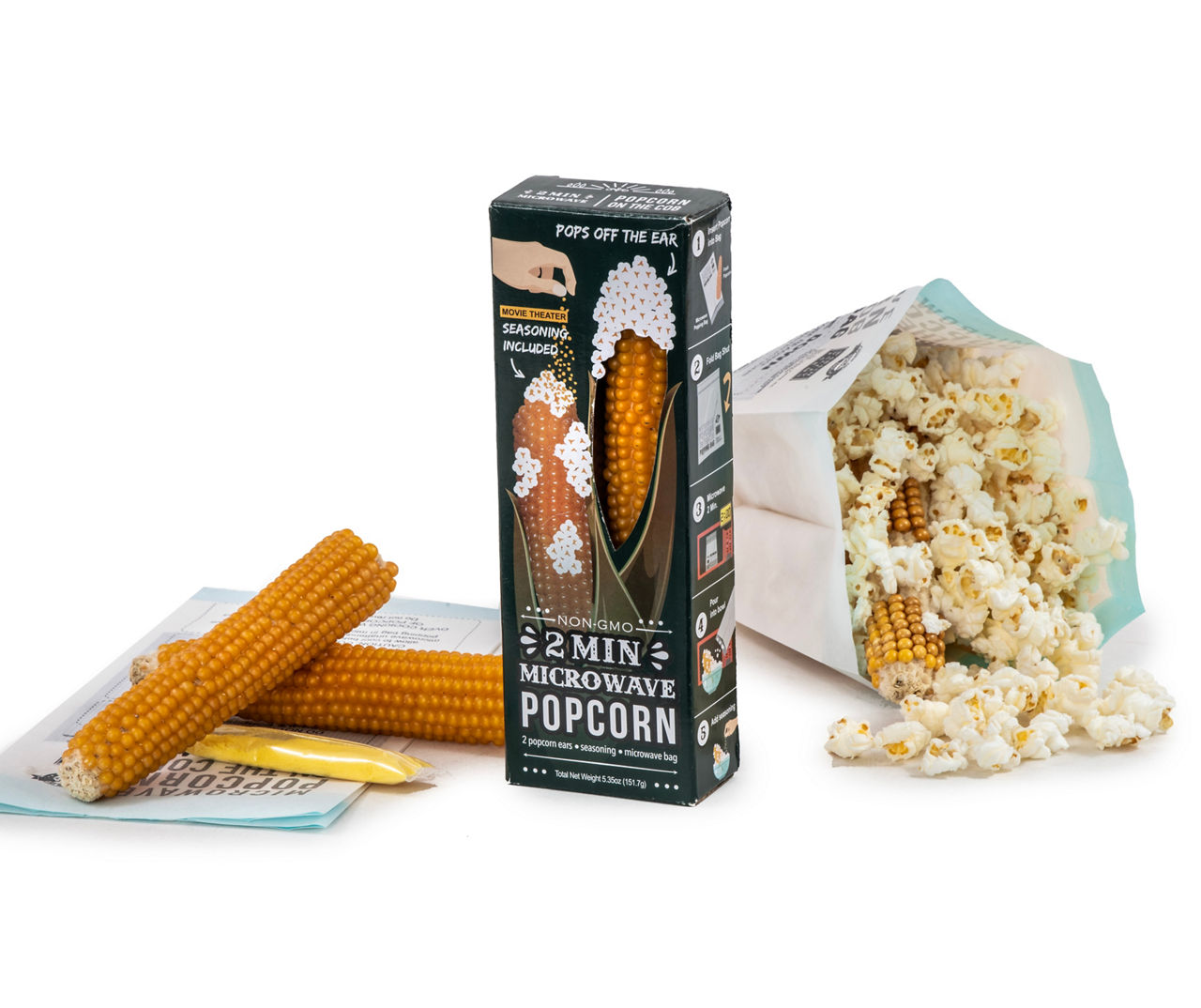 Wabash Valley Farms 2-Min. Microwave Popcorn Cobs, 2-Pack | Big Lots