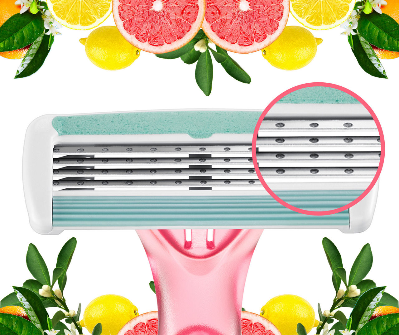 Bic Soleil Escape 4-Blade Citrus-Scented Handle Disposable Razors, 4 ...