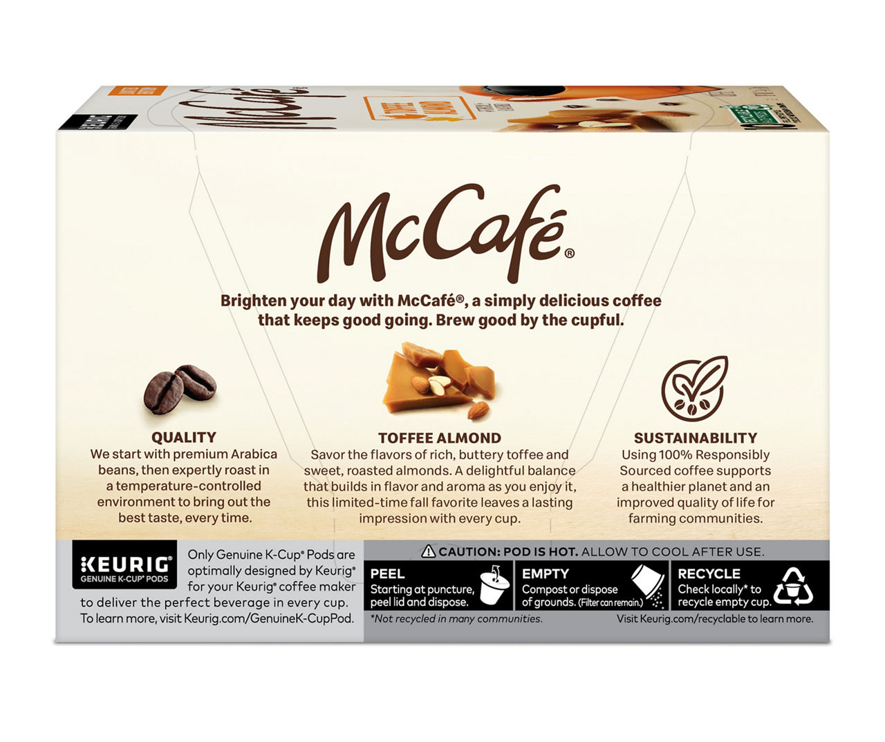 McCafe Toffee Almond 10-Pack Brew Cups | Big Lots