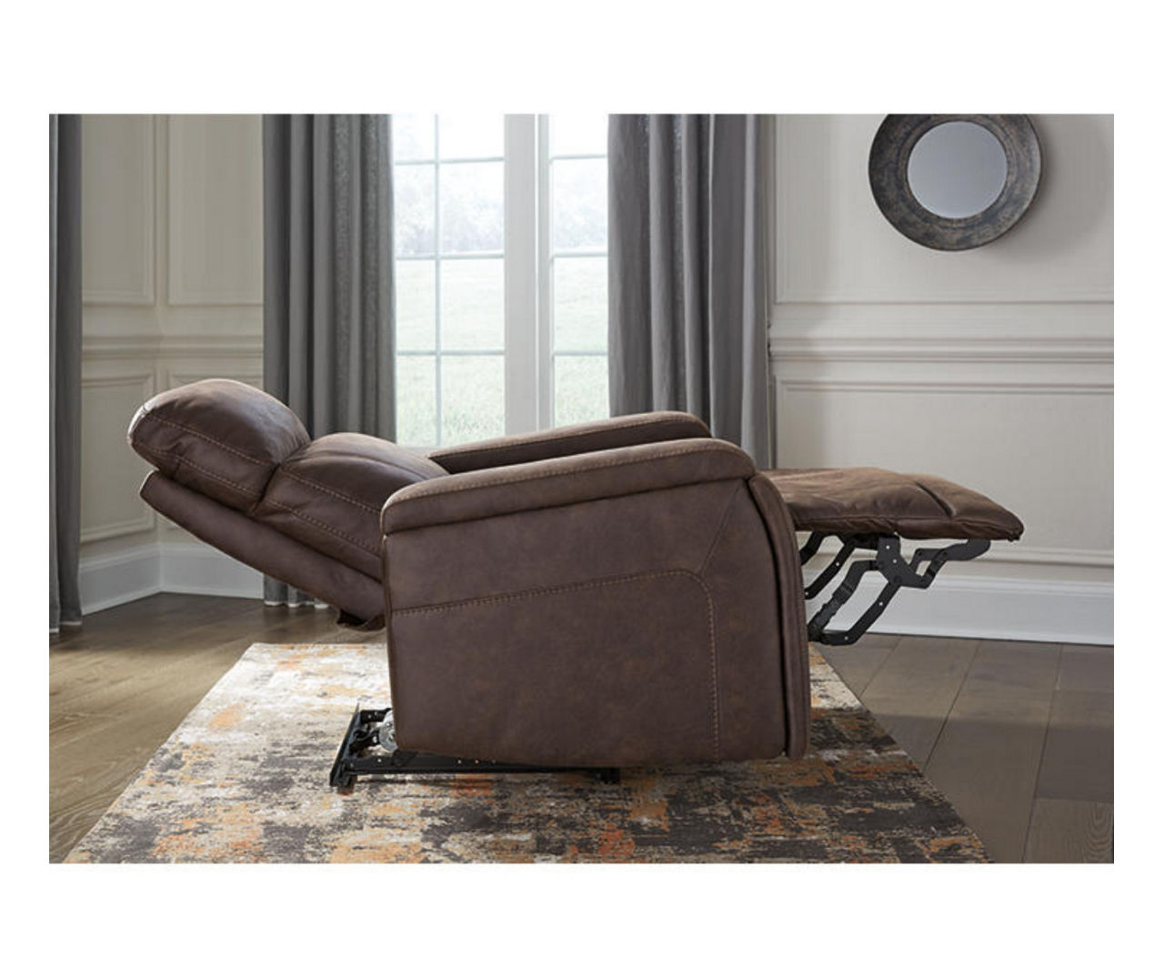 Signature Design By Ashley Signature Design By Ashley Rowlett Faux Leather Power Recliner Big Lots