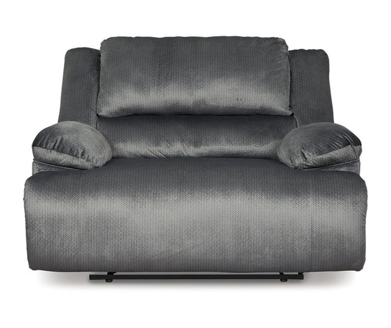 Signature Design By Ashley Clonmel Charcoal Zero Wall Power Wide Seat Recliner Big Lots