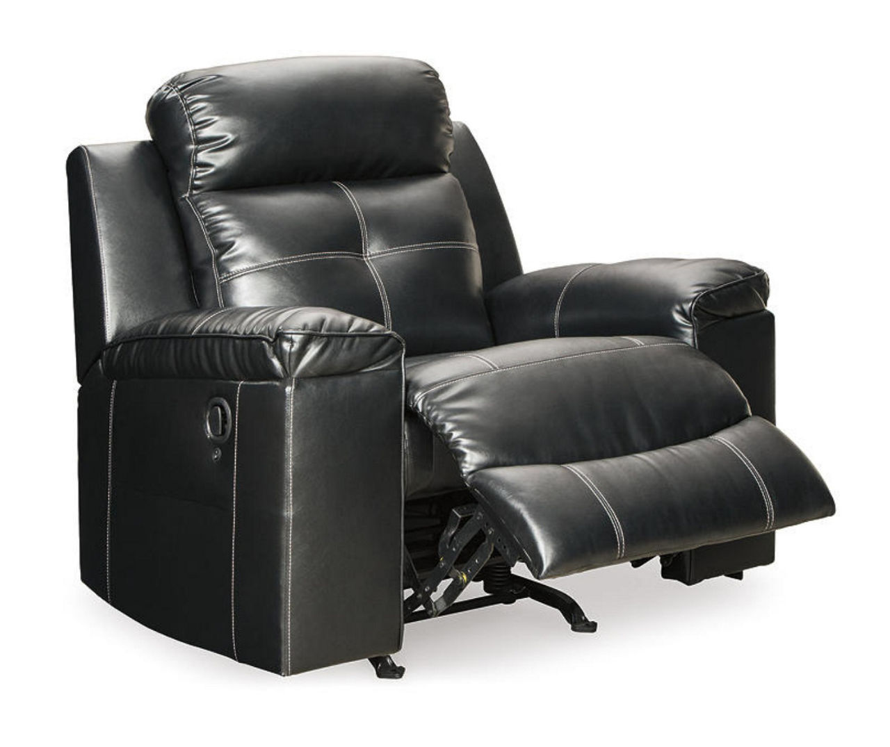 Signature Design By Ashley Kempten Faux Leather Rocker Recliner | Big Lots