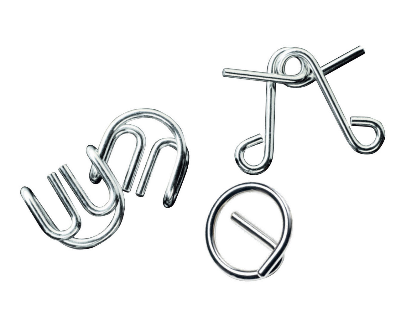 Samsonico Metal Brain Drains Puzzles, 3-Piece Set | Big Lots