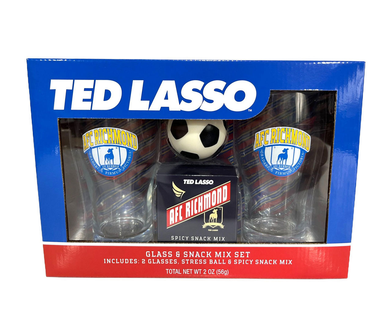 Ted Lasso Beer Glass & Snack Mix Set | Big Lots