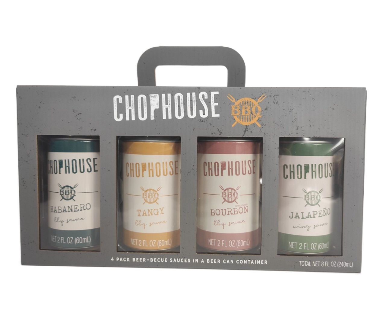 Chophouse Beer Can 4-Piece BBQ & Wing Sauce Set | Big Lots