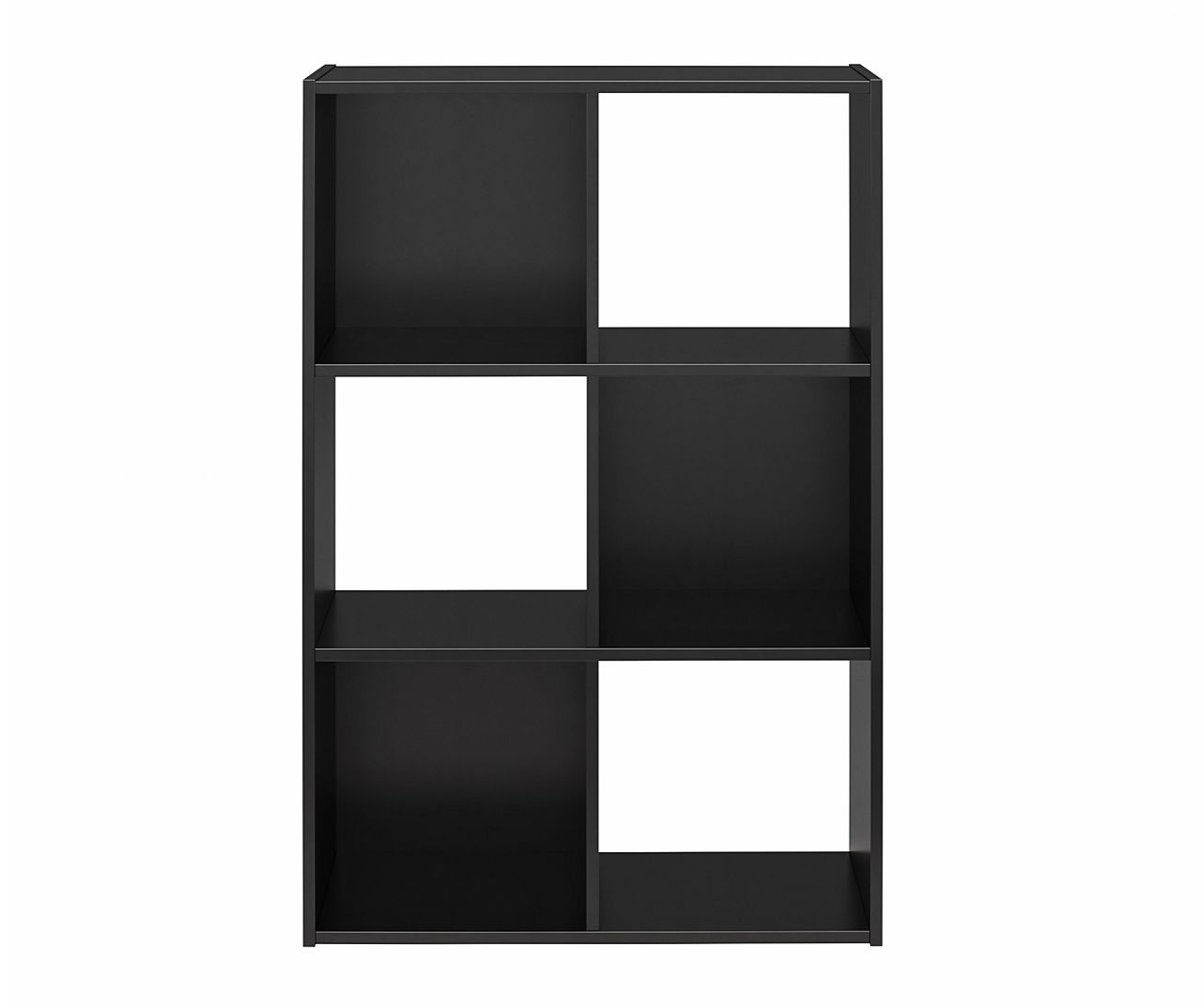 Real Living Moda Black 6-Cube Storage Organizer | Big Lots