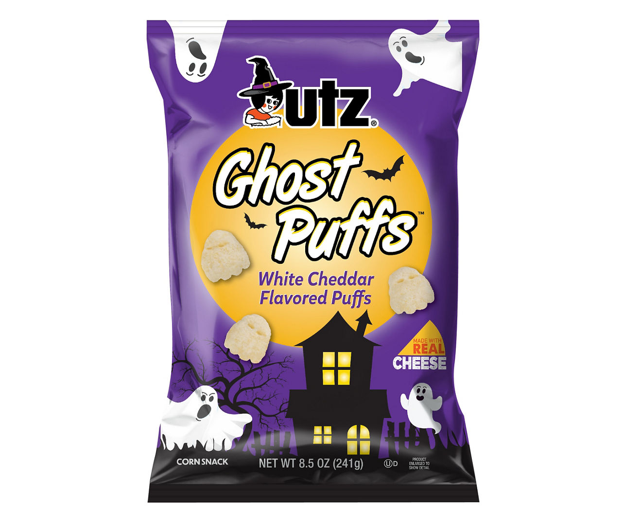 Utz White Cheddar Ghost Puffs, 8.5 Oz. | Big Lots