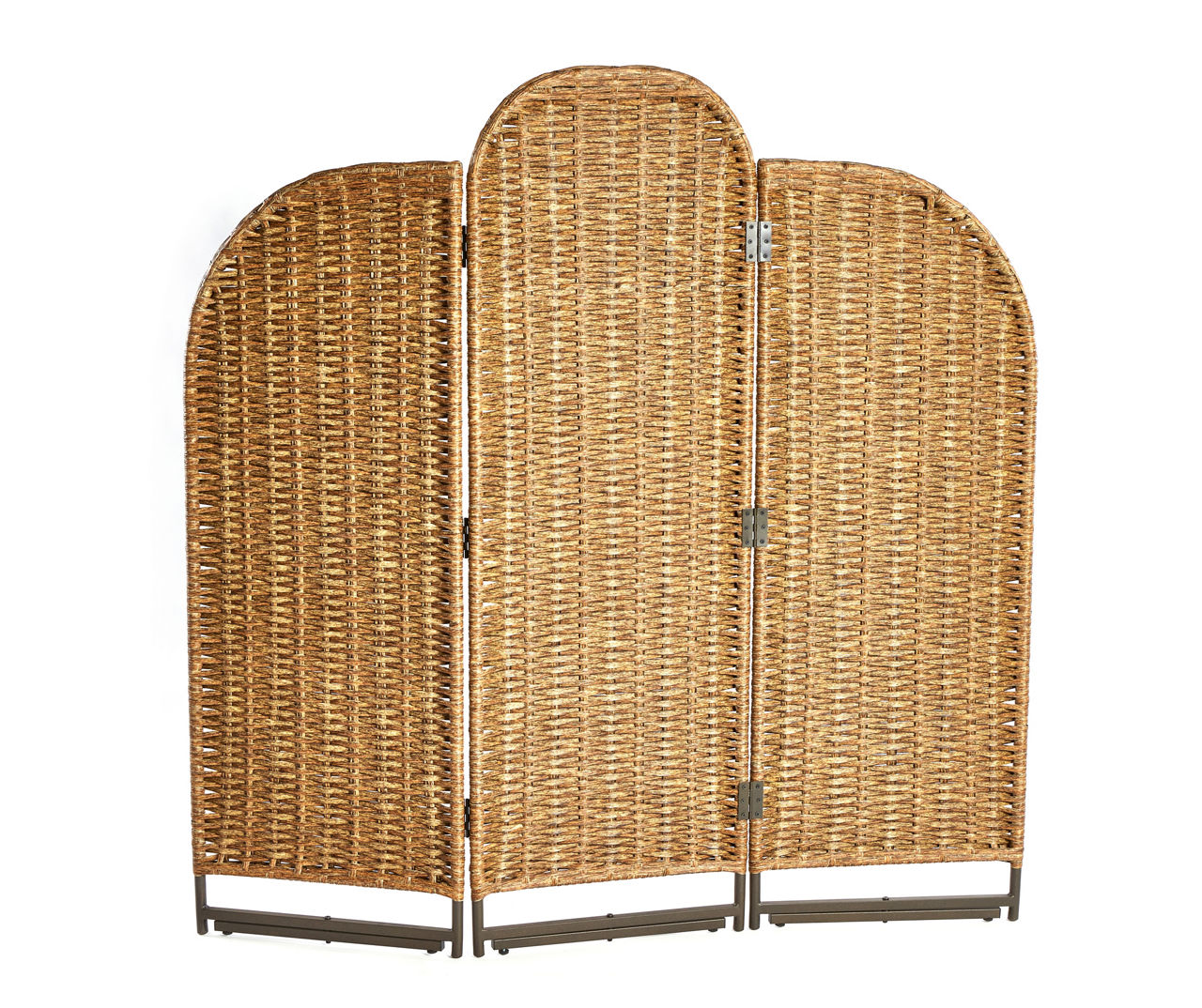 Broyhill Laurel Terrace Brown Wicker 3-Panel Patio Privacy Screen | Big ...