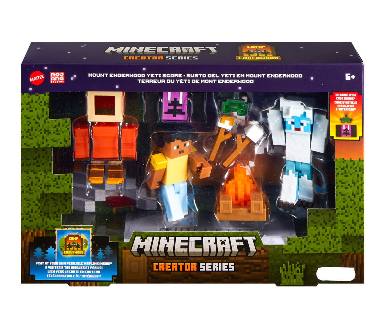 Minecraft Mount Enderwood Yeti Scare Figure Set | Big Lots