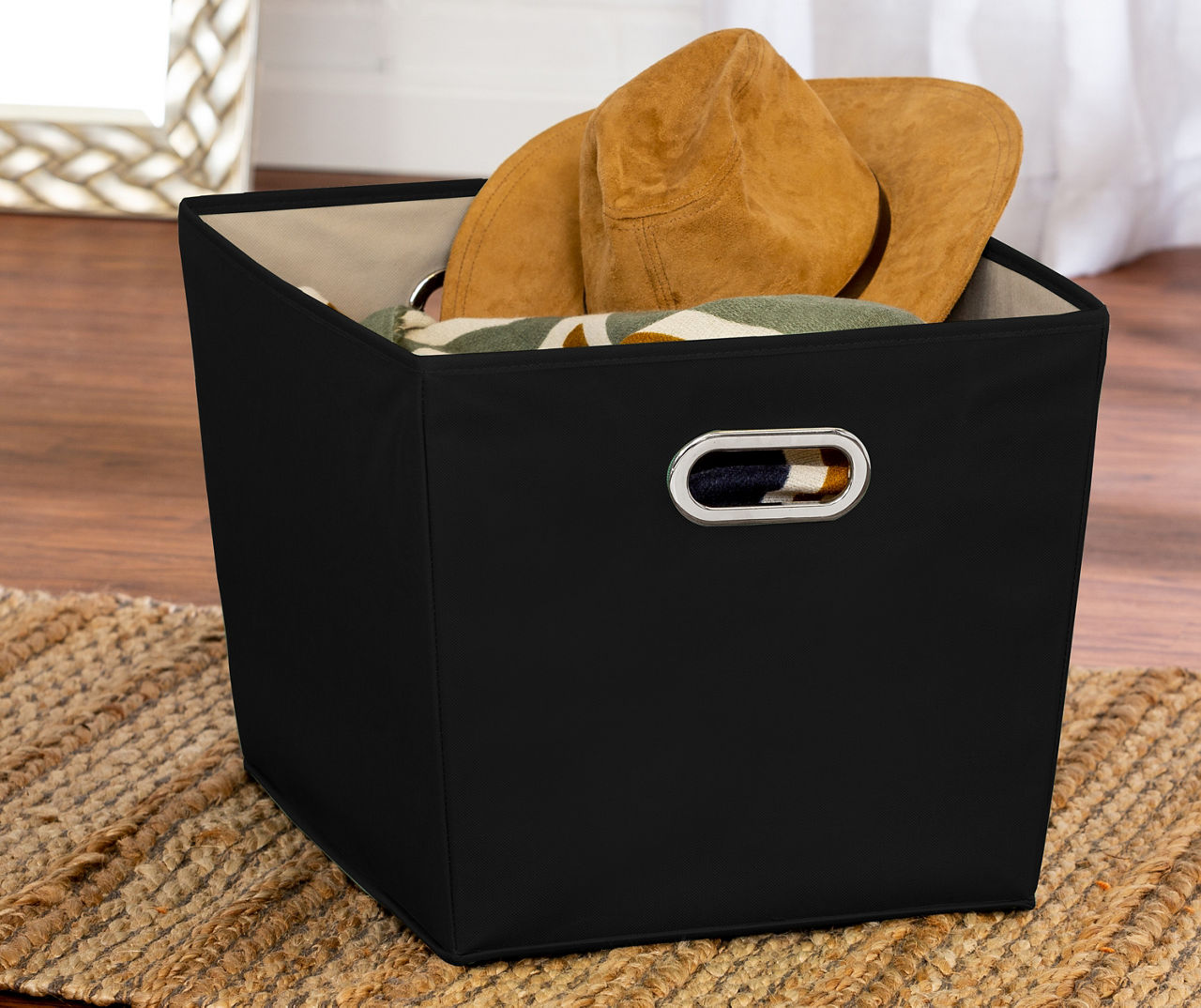 Honey-Can-Do Black Large Storage Bin | Big Lots
