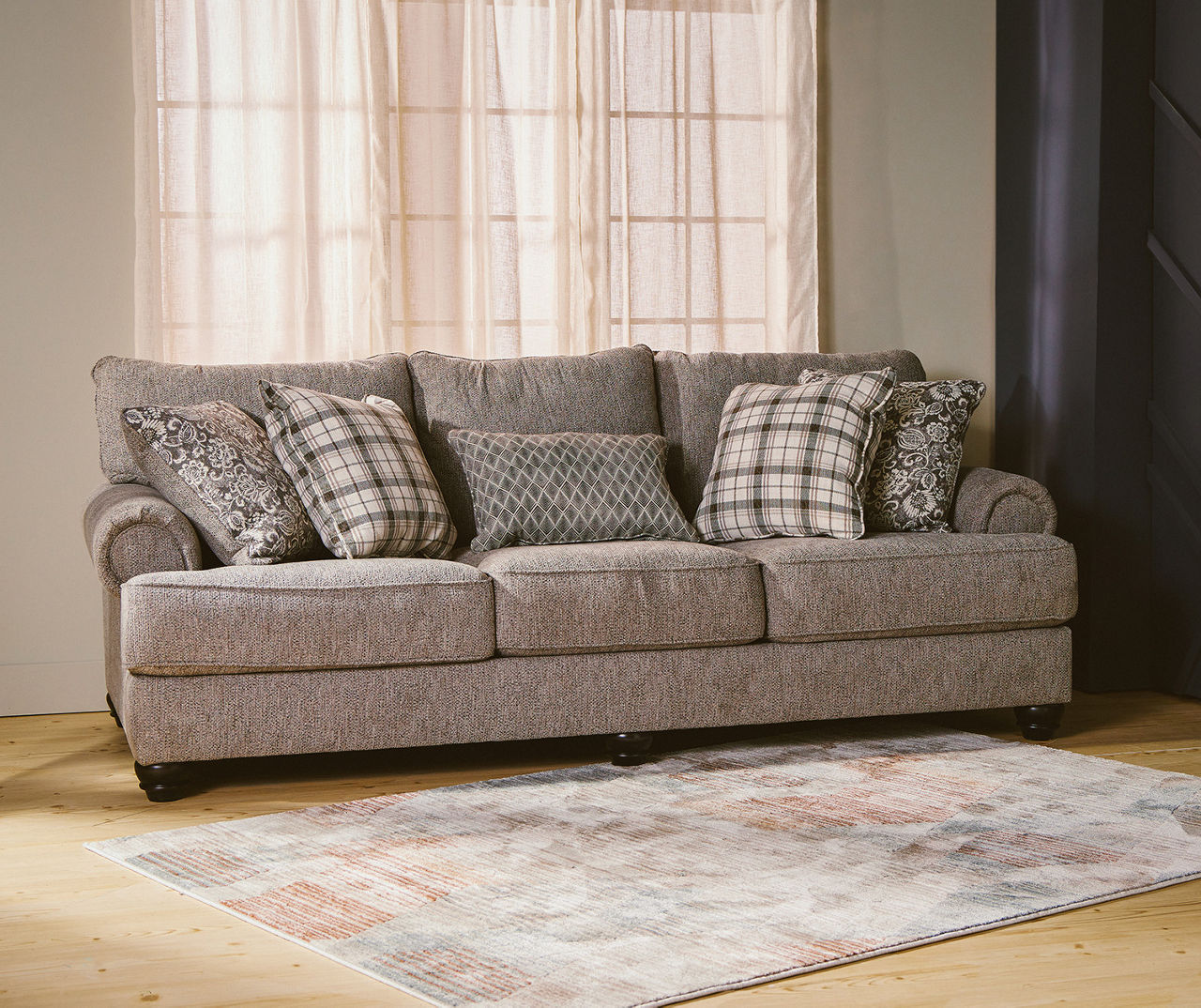 Broyhill Fall River Mineral Sofa | Big Lots