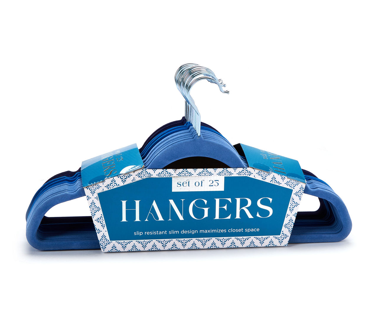 Navy Velvet Hangers, 25-Pack | Big Lots