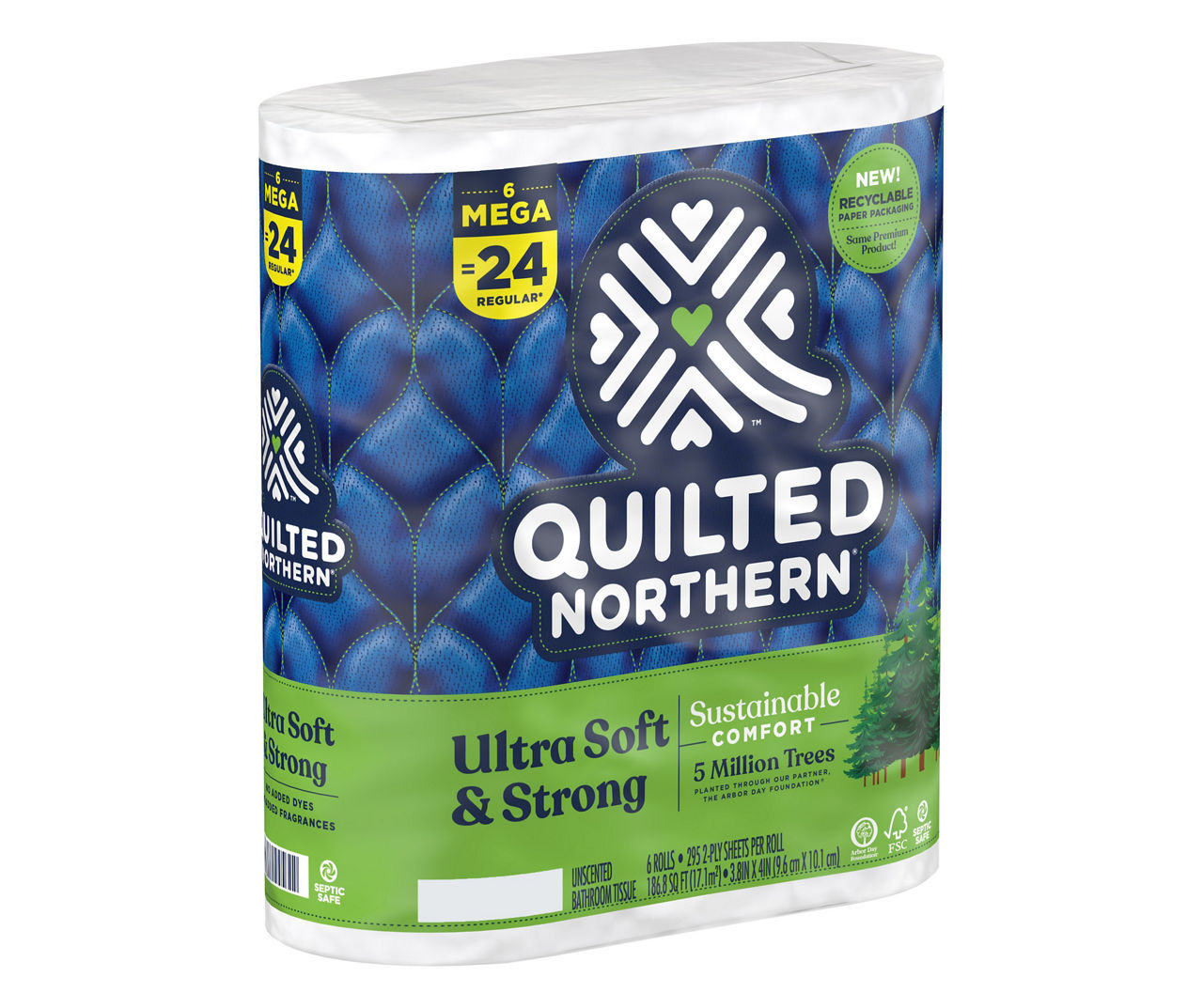 Quilted Northern Ultra Soft & Strong Sustainable Comfort 2-Ply Toilet ...