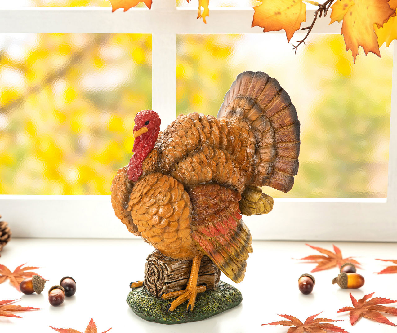 Glitzhome Resin Turkey Figure Tabletop Decor | Big Lots