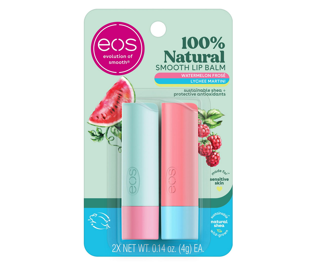 EOS Watermelon Frose & Lychee Martini Smooth Lip Balm Set | Big Lots