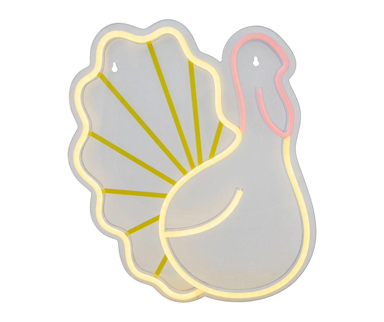 Northlight 15" Turkey Neon Style LED Window Silhouette | Big Lots