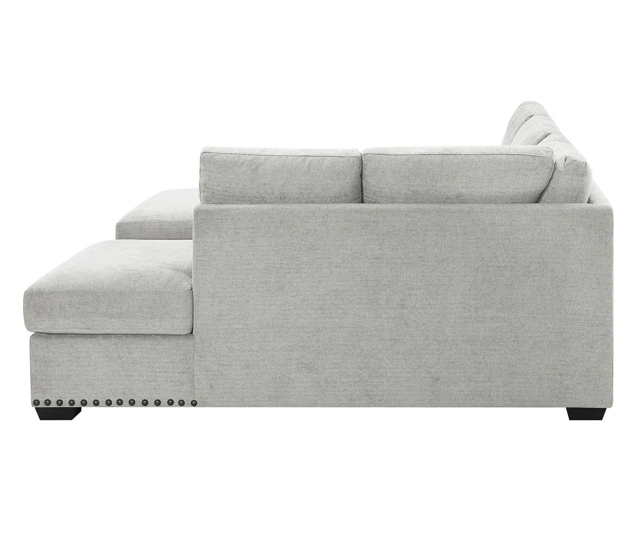 Broyhill Henderson Gray Sectional & Ottoman Set | Big Lots