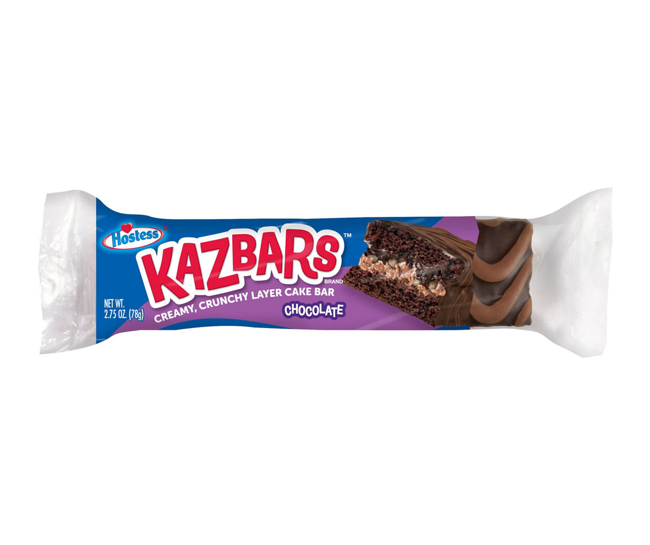 Hostess Chocolate Kazbars Creamy & Crunchy Layer Bar, 2.75 Oz. | Big Lots