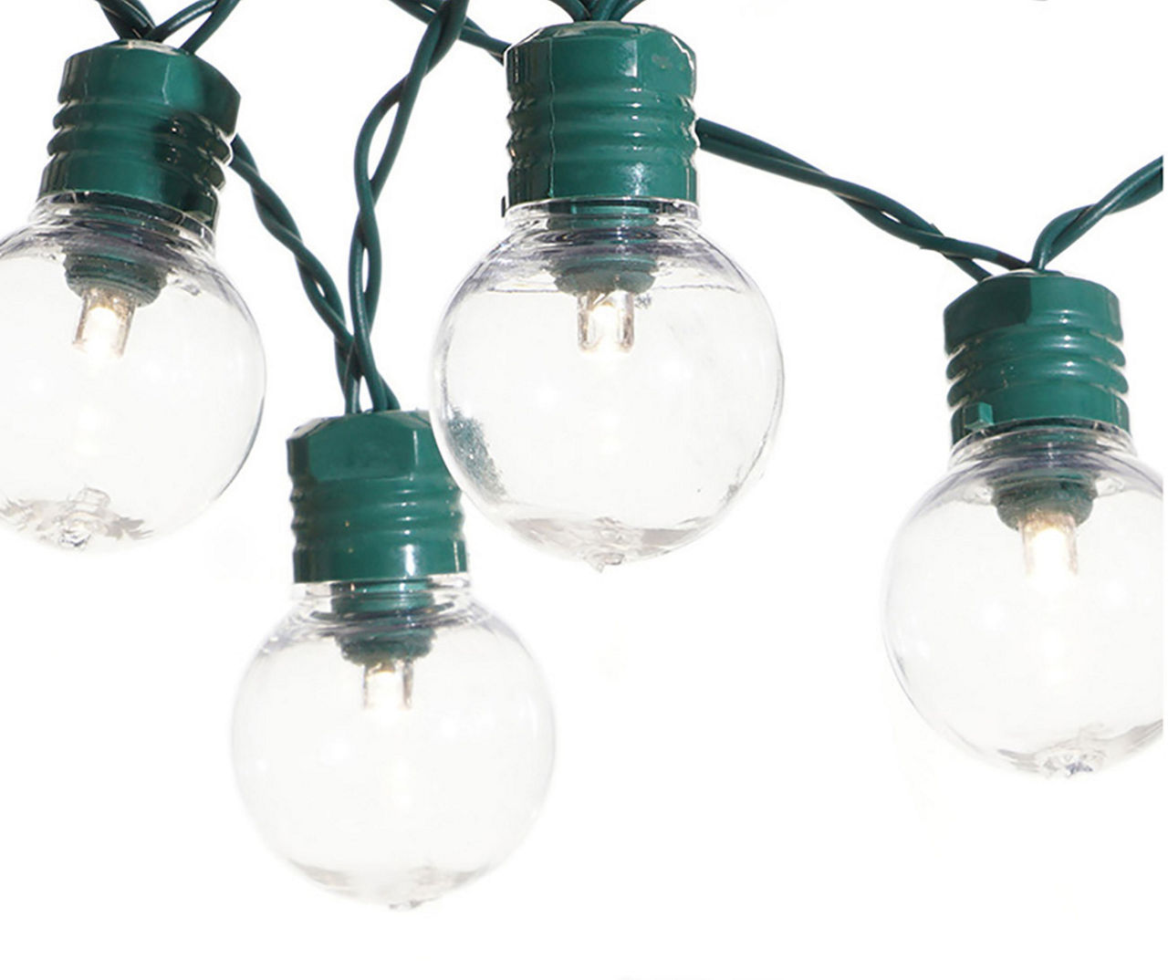 Real Living Warm White LED Solar Globe Light Set, 25-Lights | Big Lots