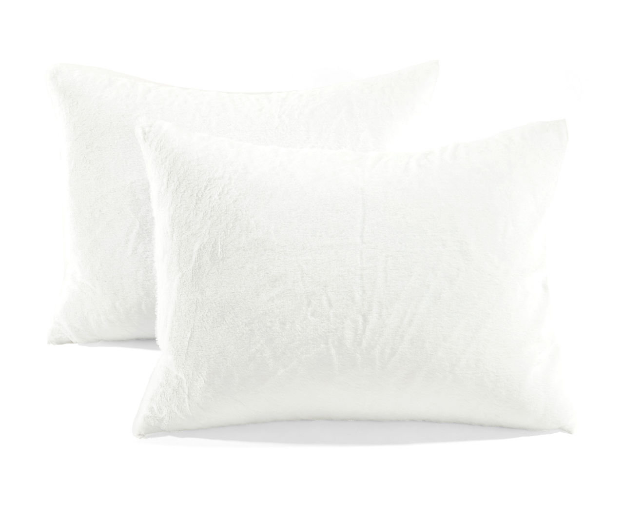 Lush Decor Farmhouse Light Gray Color Block Faux Fur Twin 2-Piece ...