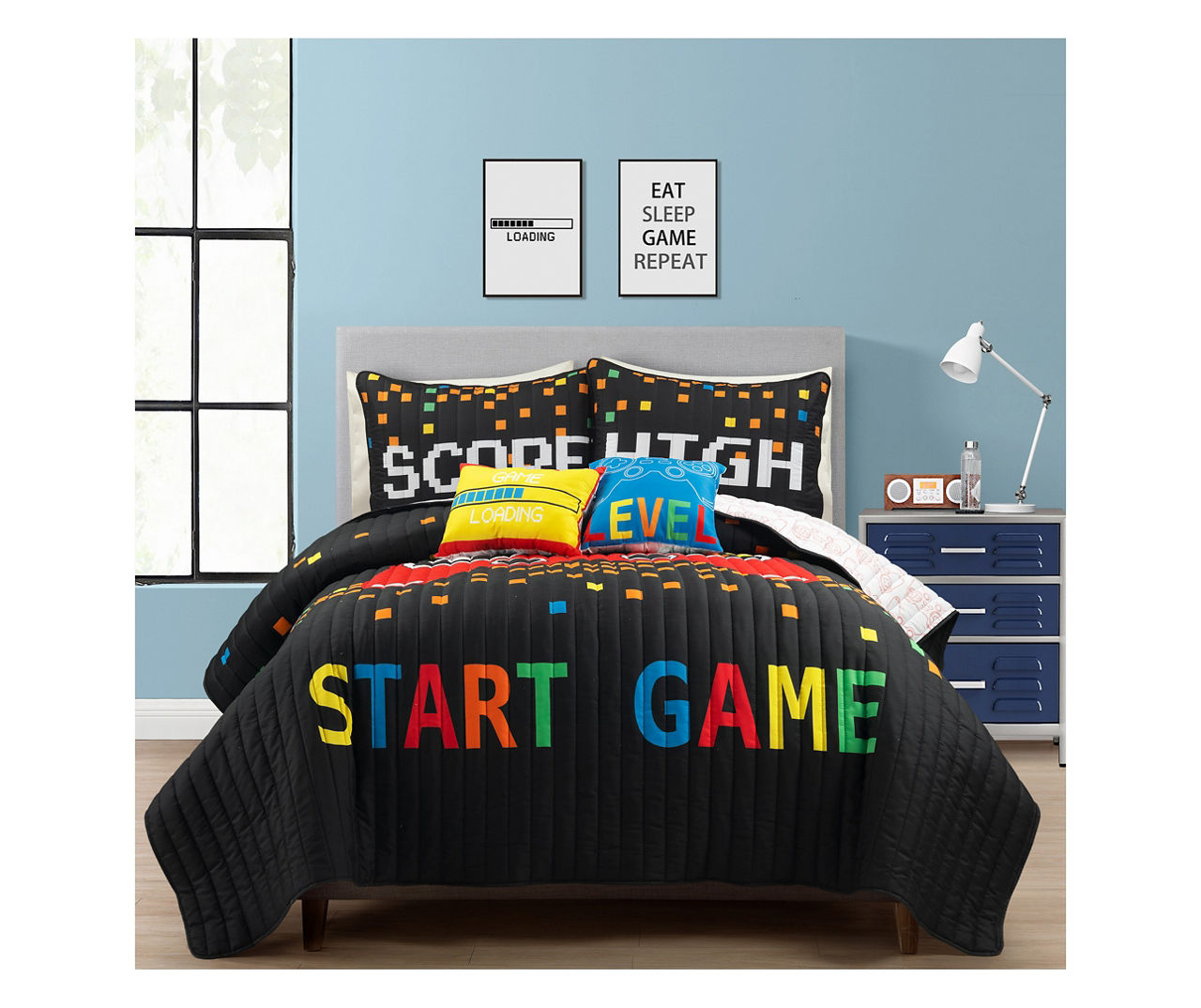 Lush Decor Lush Decor Video Games Reversible Quilt Set | Big Lots