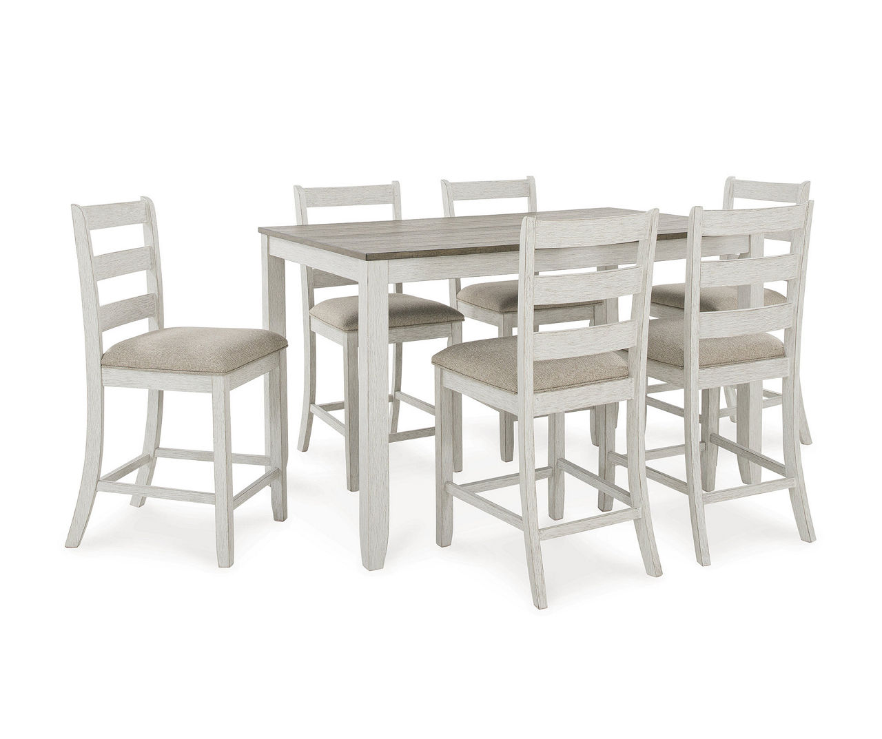 Signature Design By Ashley Nutley 7-Piece Counter-Height Dining Set ...