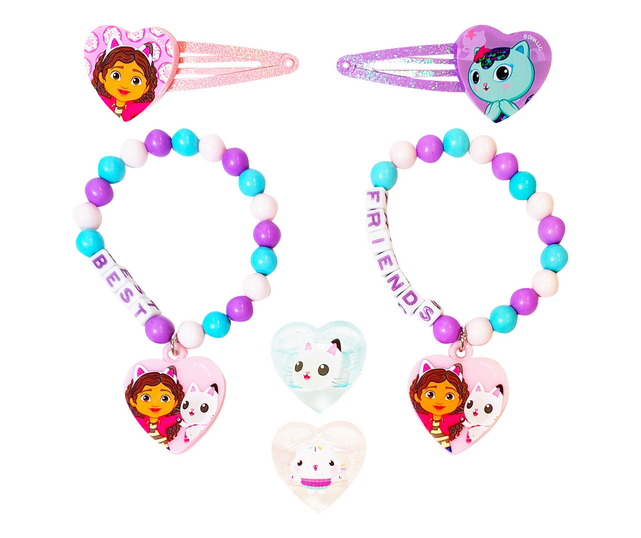 Gabby's Dollhouse Purple & Blue Gabbly's Dollhouse BFF 6-Piece ...