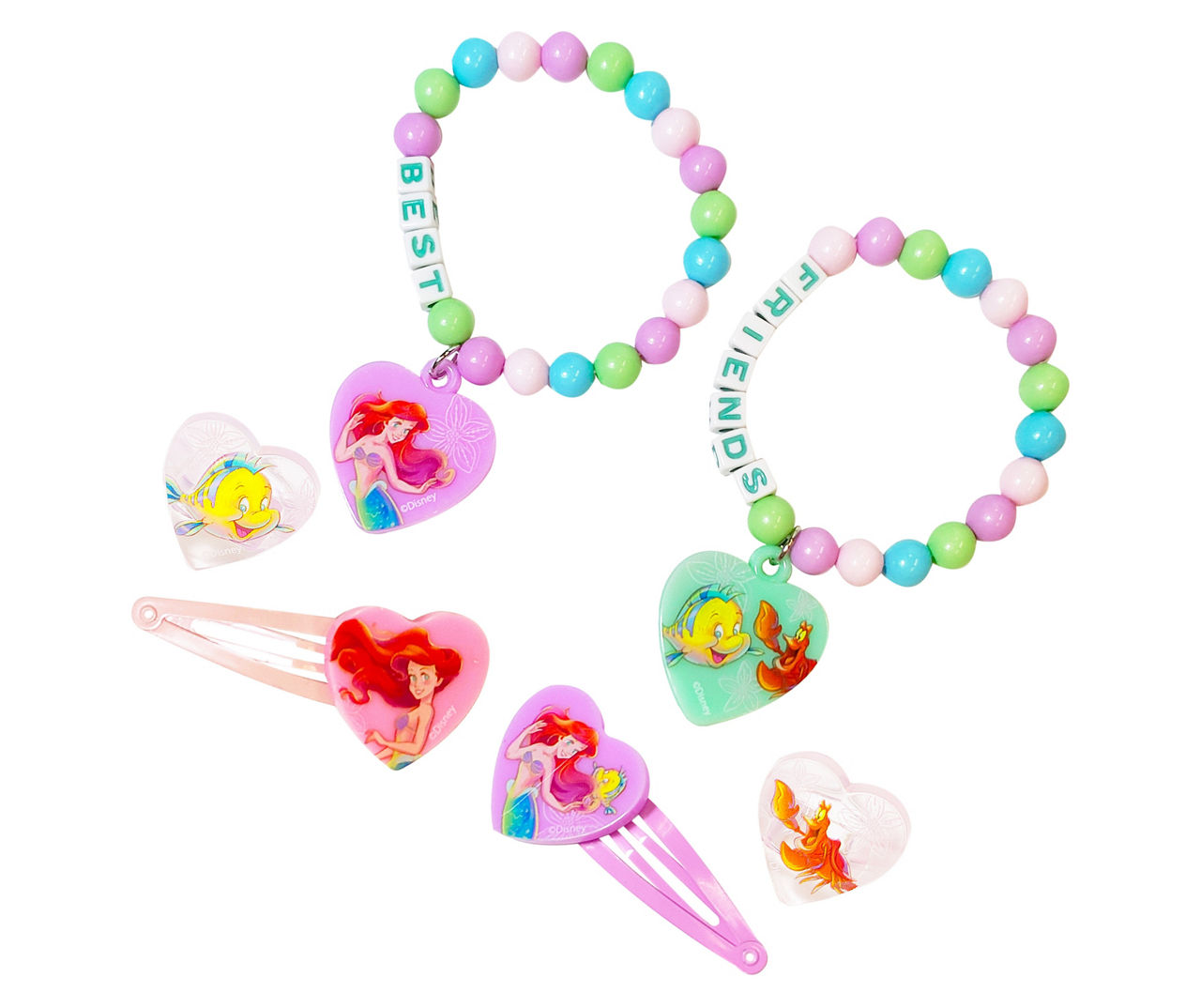 Disney Disney Princess Pastel Ariel BFF 6-Piece Accessory Set | Big Lots