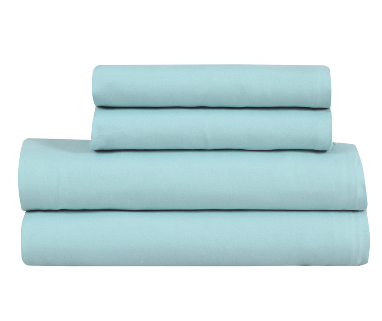 Sky Blue Microfiber Full 4-Piece Sheet Set | Big Lots