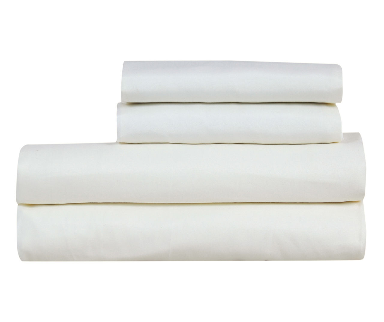 Cream Microfiber Full 4-Piece Sheet Set | Big Lots