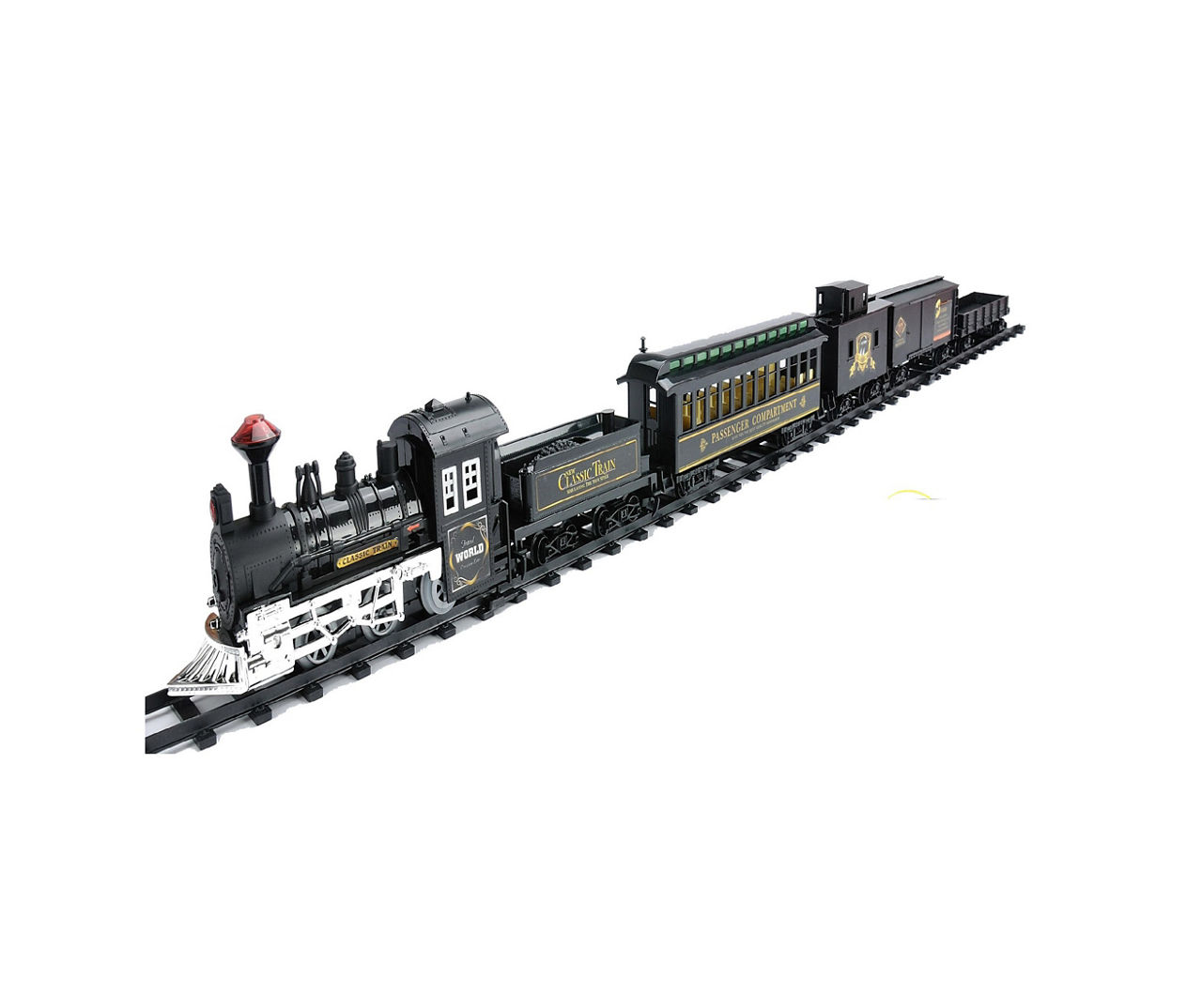 Northlight Black 16-Piece Animated Train Set | Big Lots