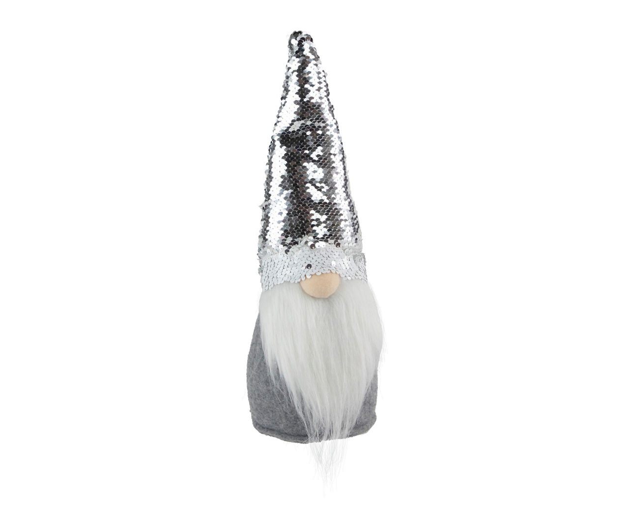 Northlight 14" Silver & White Mermaid Sequin Gnome Tabletop Decor | Big ...