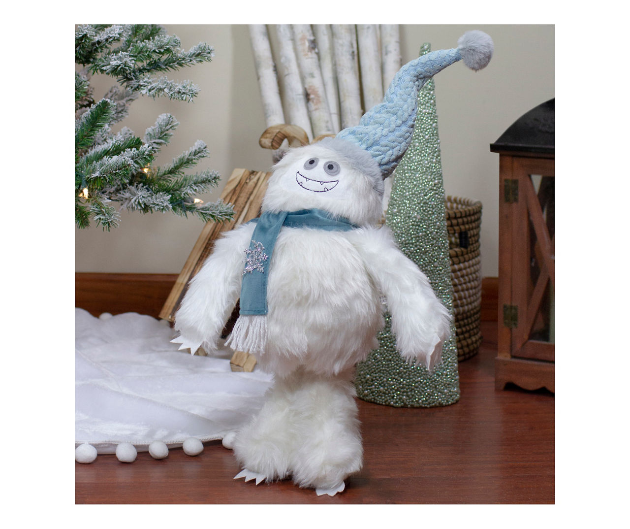 Northlight 23" Standing Yeti Plush Tabletop Decor | Big Lots