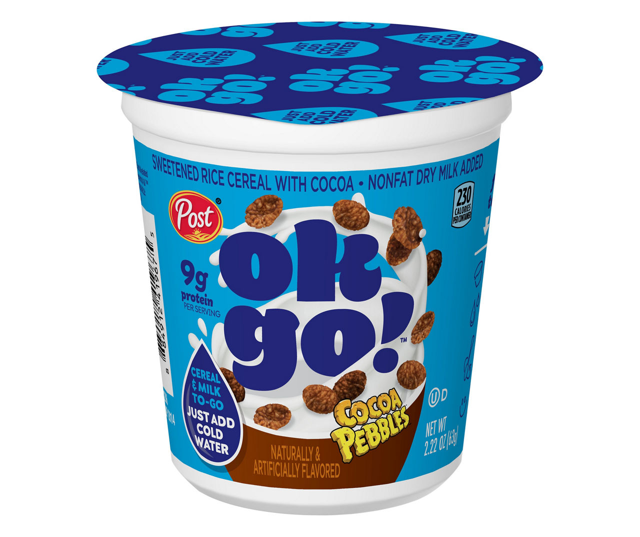Post Ok Go! Cocoa Pebbles Cereal Cup, 2.2 Oz. | Big Lots