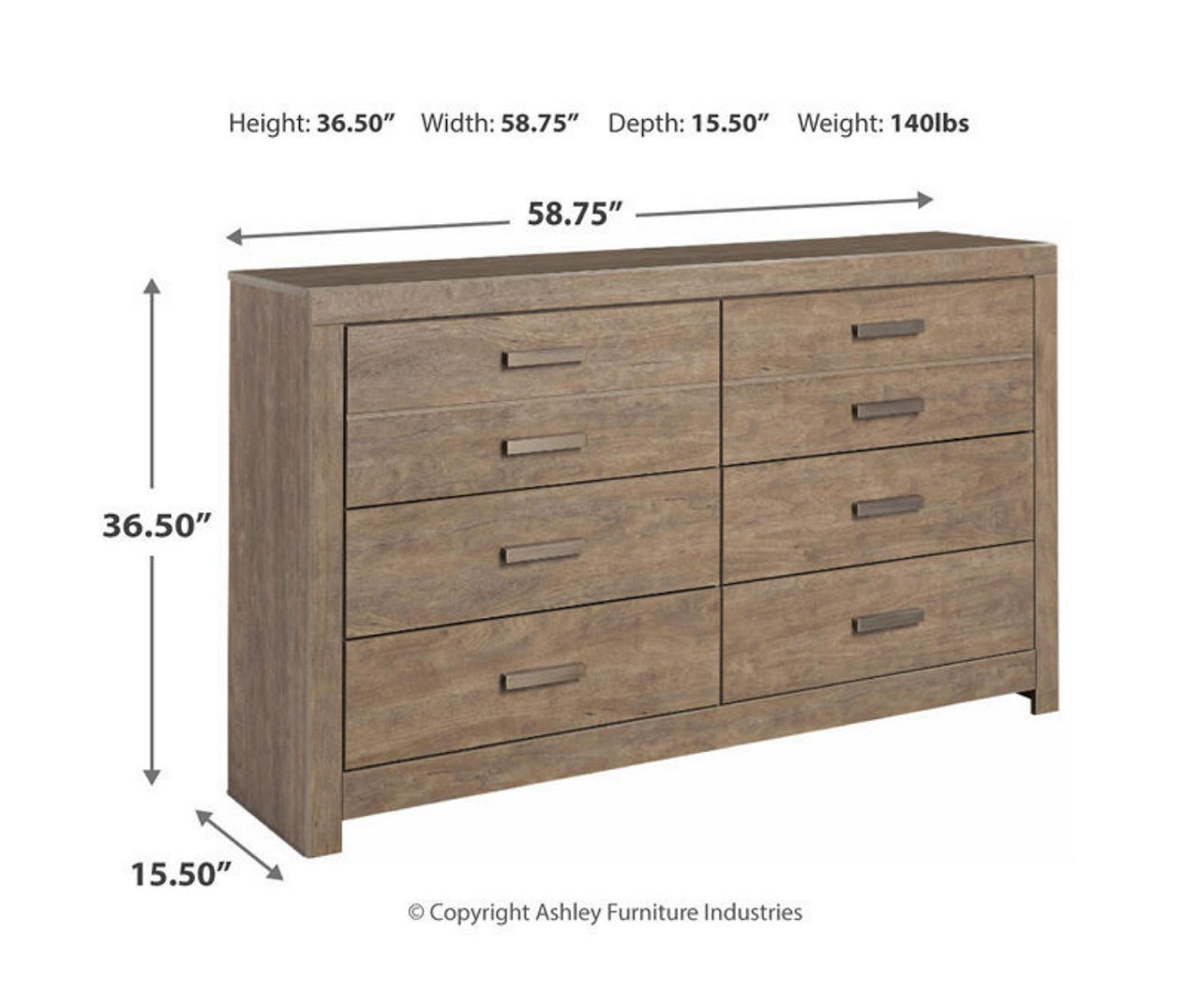 Signature Design By Ashley Culverbach 6-Drawer Dresser | Big Lots
