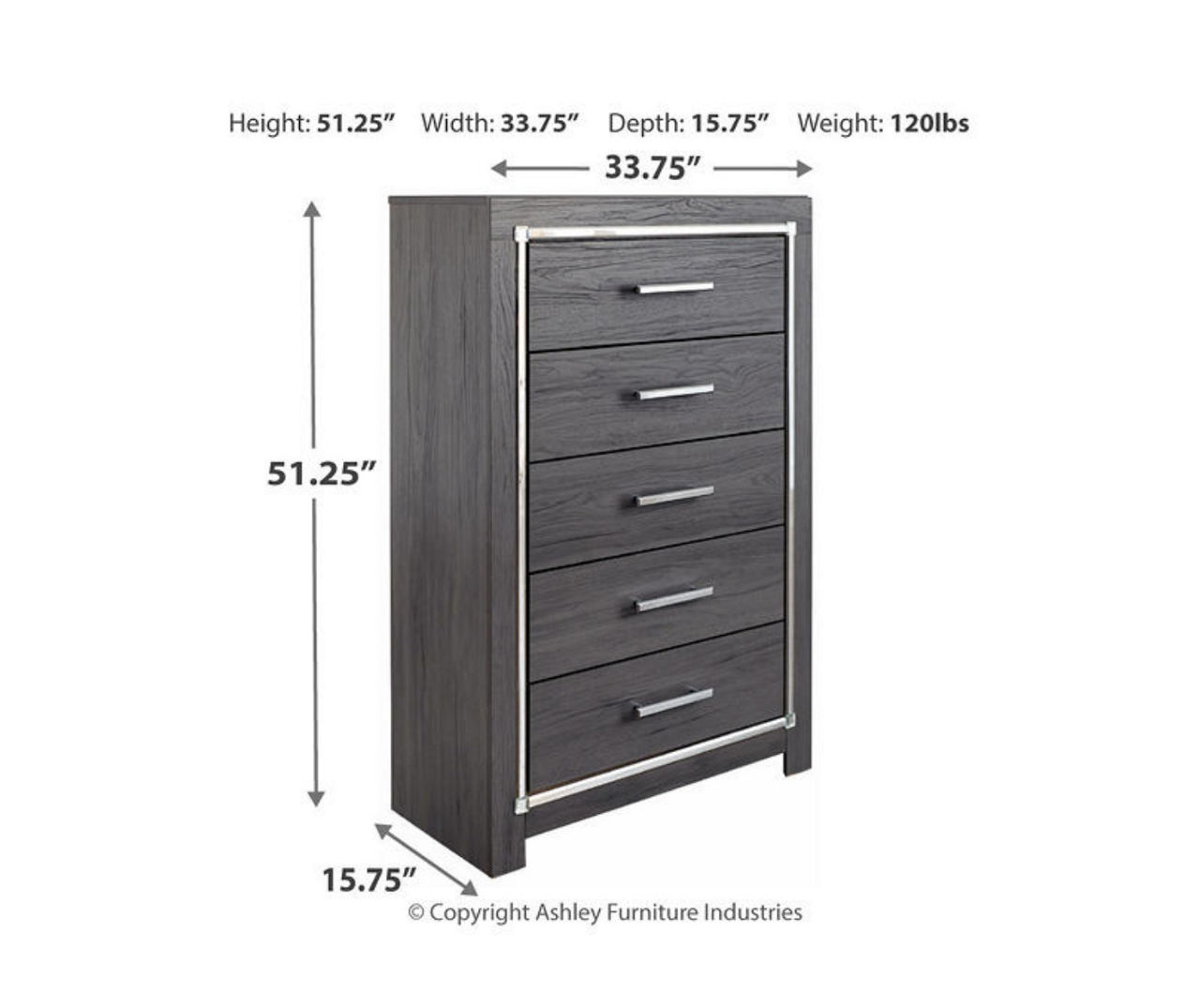 Signature Design By Ashley Lodanna 5-Drawer Storage Chest | Big Lots