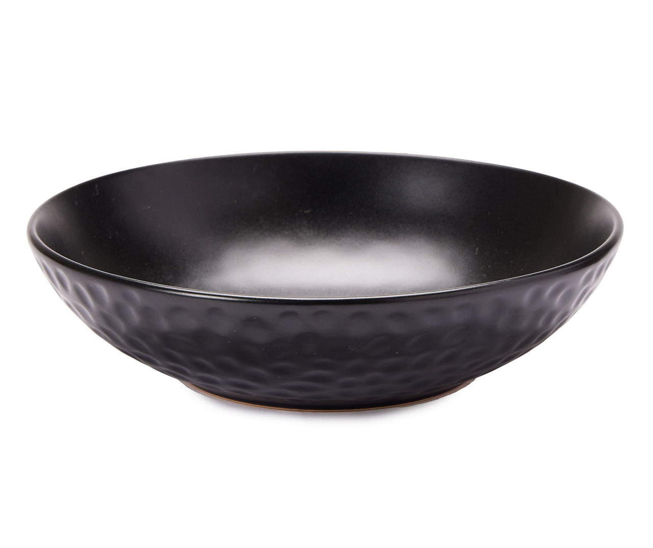 Black Matte Hammered Pasta Bowl | Big Lots