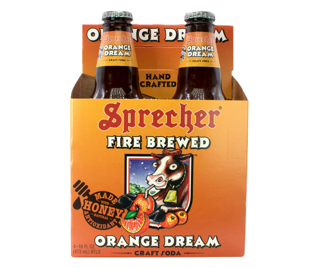 Sprecher Orange Dream 16 Oz. Craft Soda, 4-Pack | Big Lots