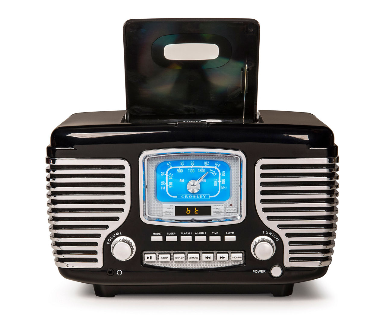 Crosley Corsair Black Radio CD Player | Big Lots