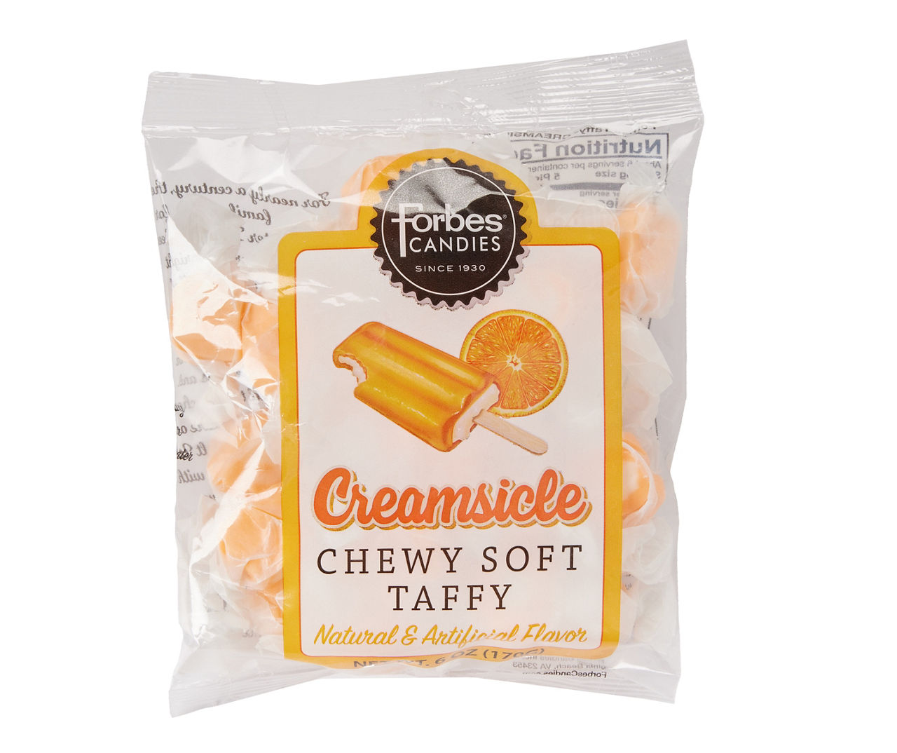 Forbes Candies Creamsicle Chewy Soft Taffy, 6 Oz. | Big Lots