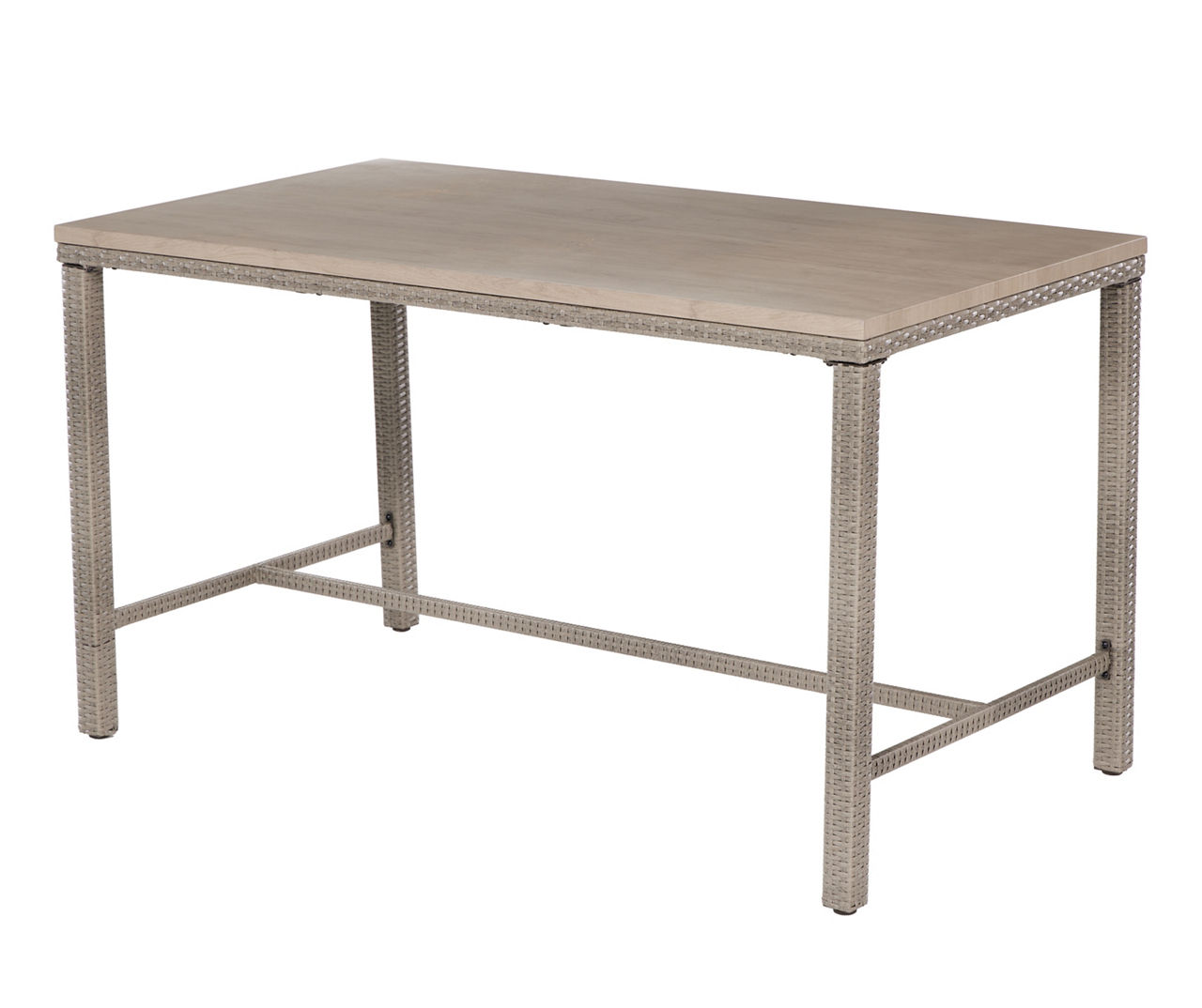 Real Living Bancroft Wicker Patio High Dining Table Big Lots