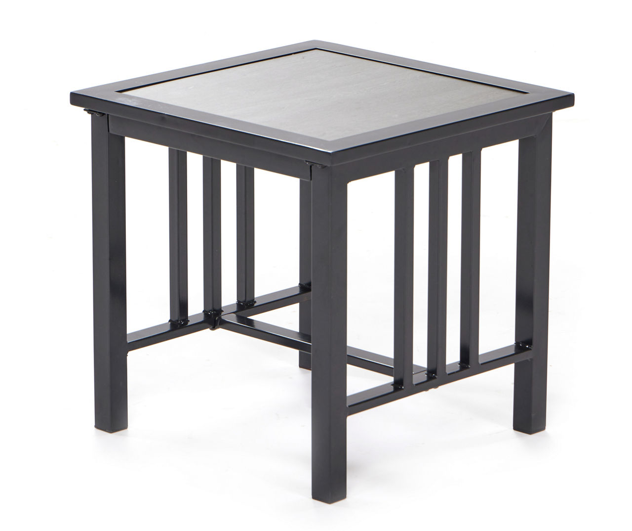 Broyhill Eagle Brooke Gray Wood Look Patio Side Table Big Lots