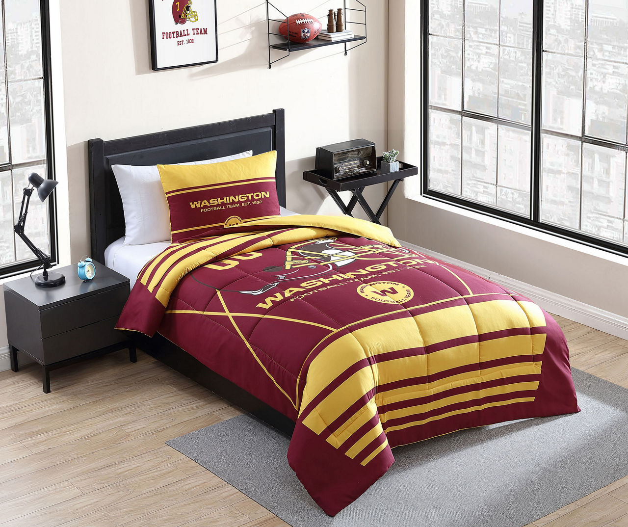 Washington Commanders Crosser Maroon Twin 2-Pc. Comforter Set | Big Lots
