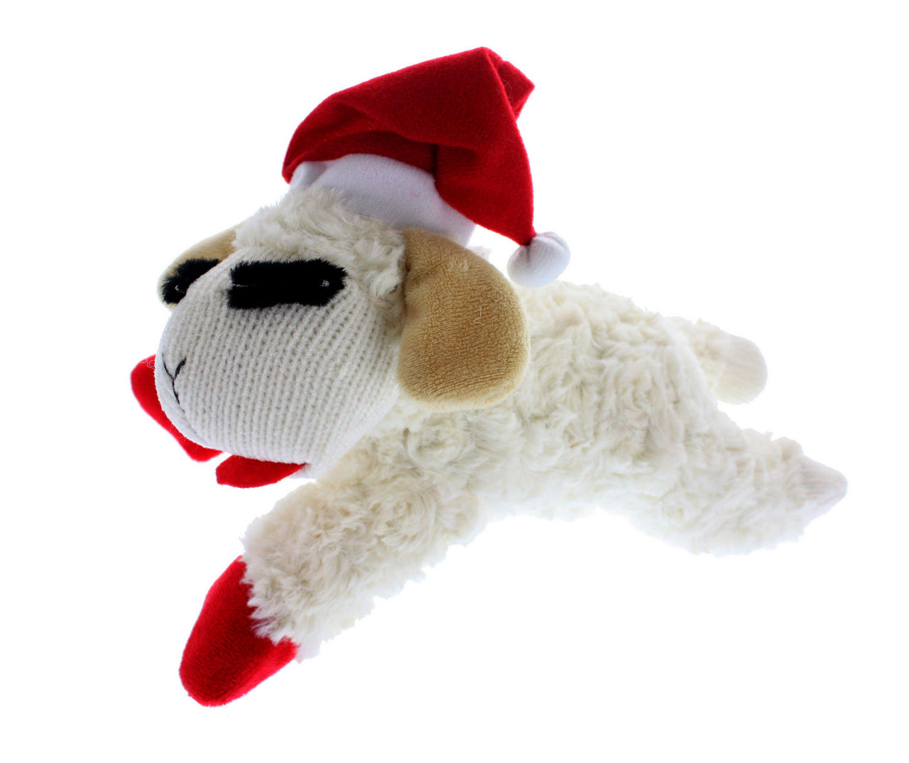 Multipet Santa Lamb Chop Plush Dog Toy, (6") | Big Lots