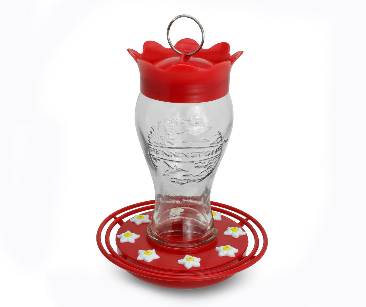 Pennington Glass Red Hummingbird Feeder | Big Lots