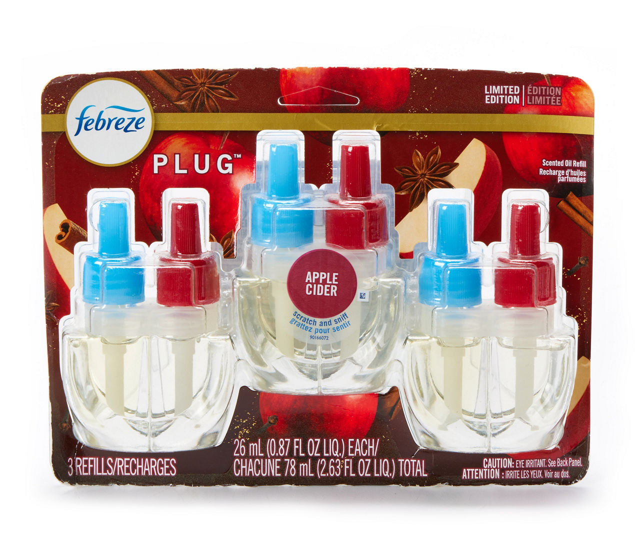Febreze Apple Cider Plug Air Freshener Refills, 3-Pack | Big Lots